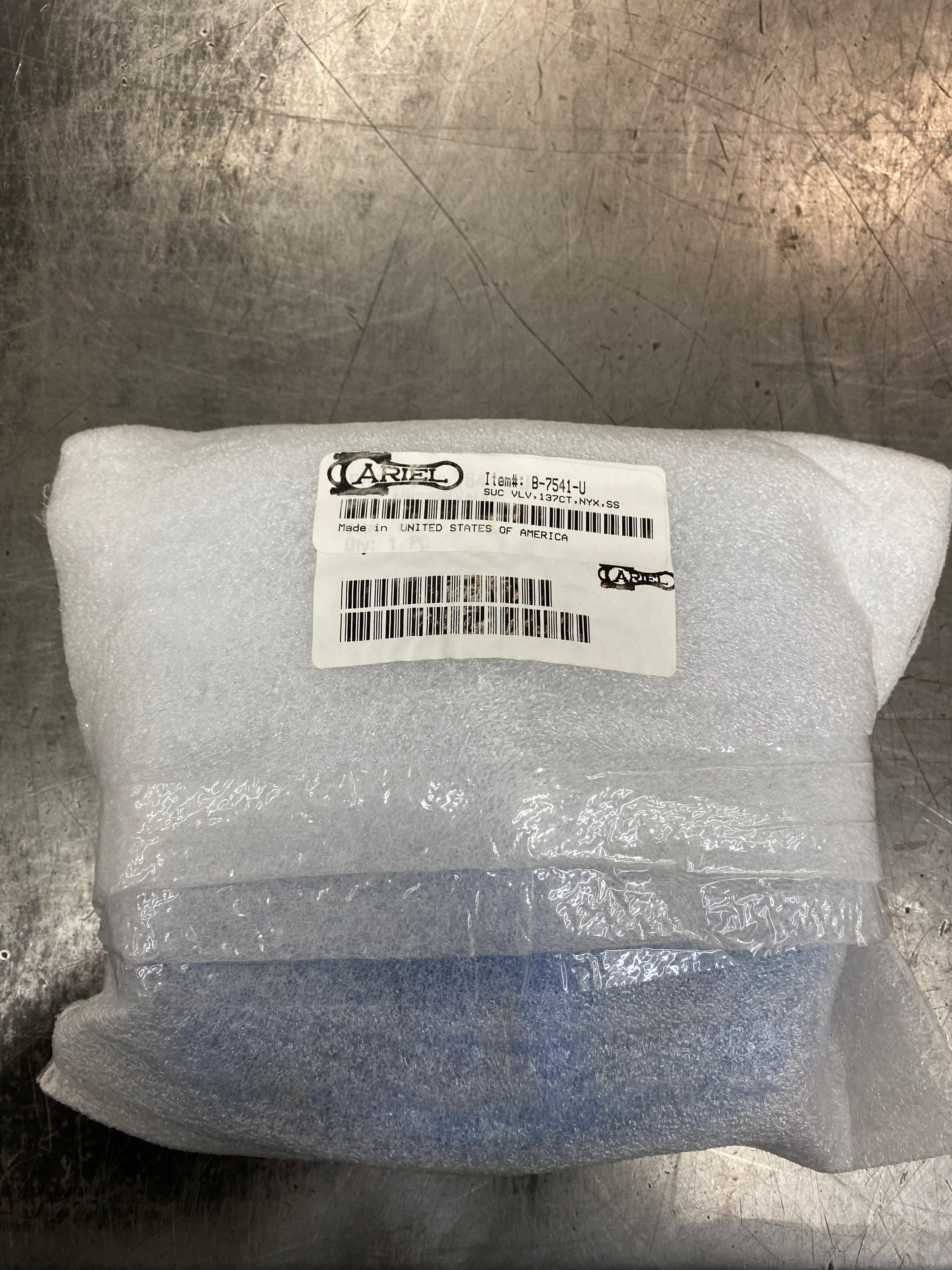 New Ariel B-7541-U Suction Valve — Collicutt Equipment