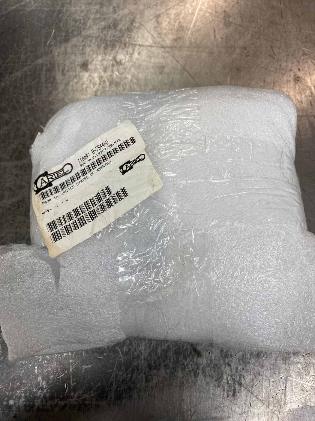 New Ariel B-7544-U Suction Valve — Collicutt Equipment