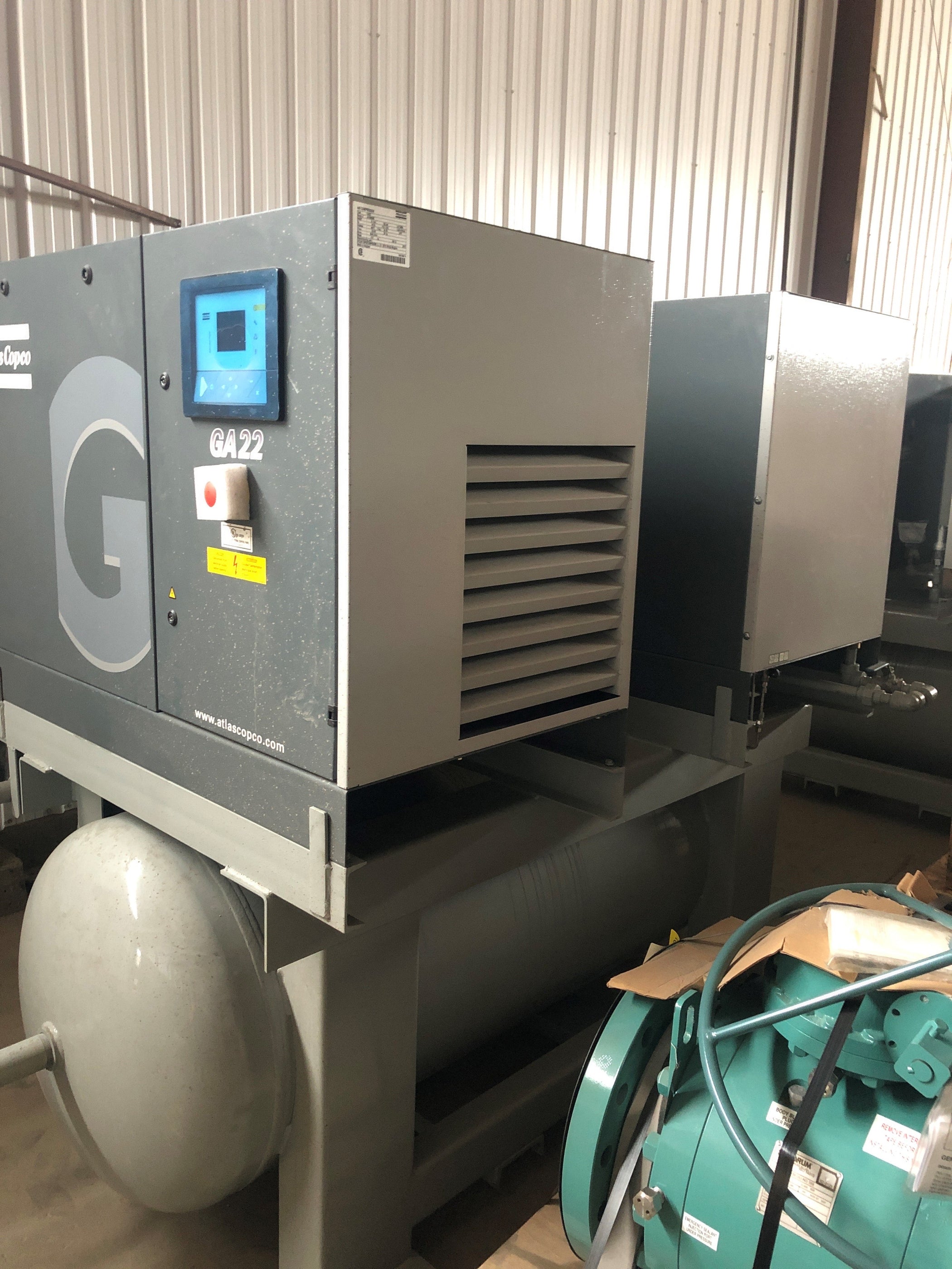 NEW ATLAS COPCO AIR COMPRESSOR — Collicutt Equipment