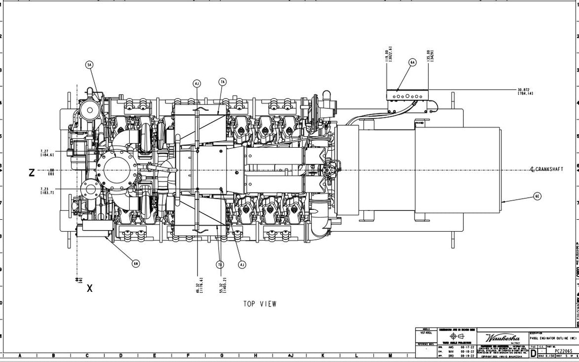 NEW P48GL WAUKESHA NATURAL GAS GENSET 4160VOLTS — Collicutt Equipment