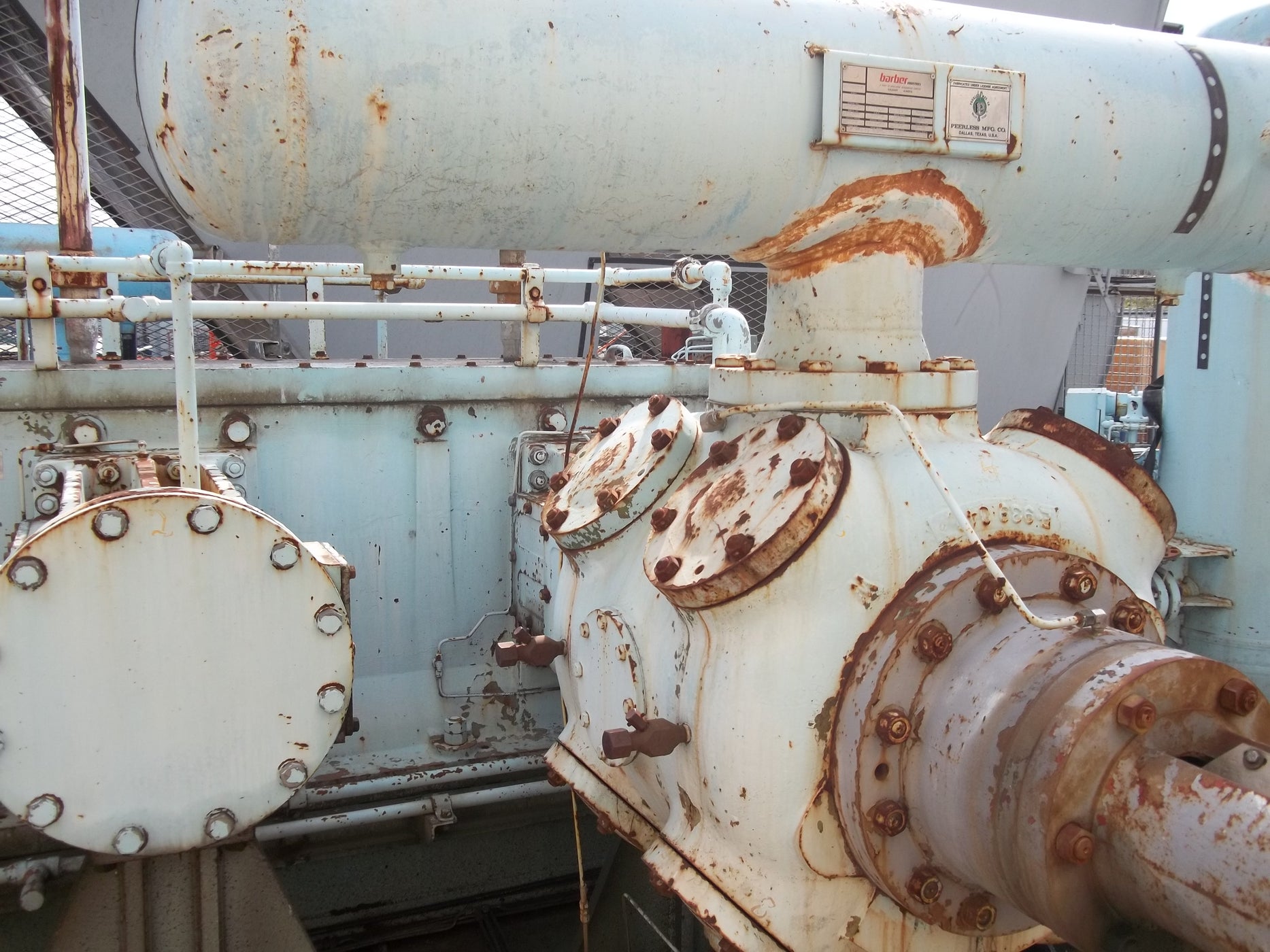 WHITE SUPERIOR 6G825 / W64 , PACKAGE compressor frame — Collicutt Equipment