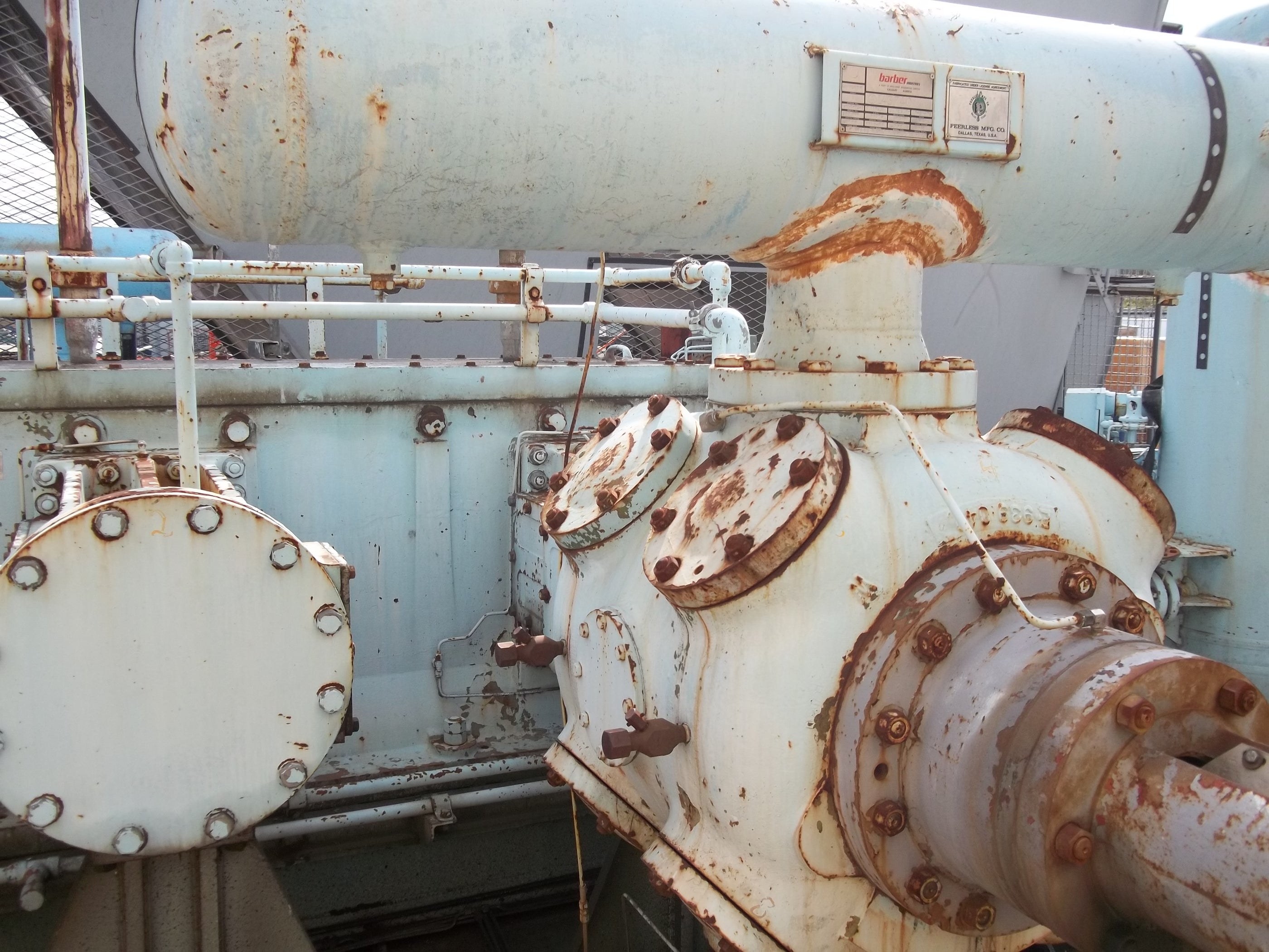 WHITE SUPERIOR 6G825 / W64 , PACKAGE compressor frame — Collicutt Equipment