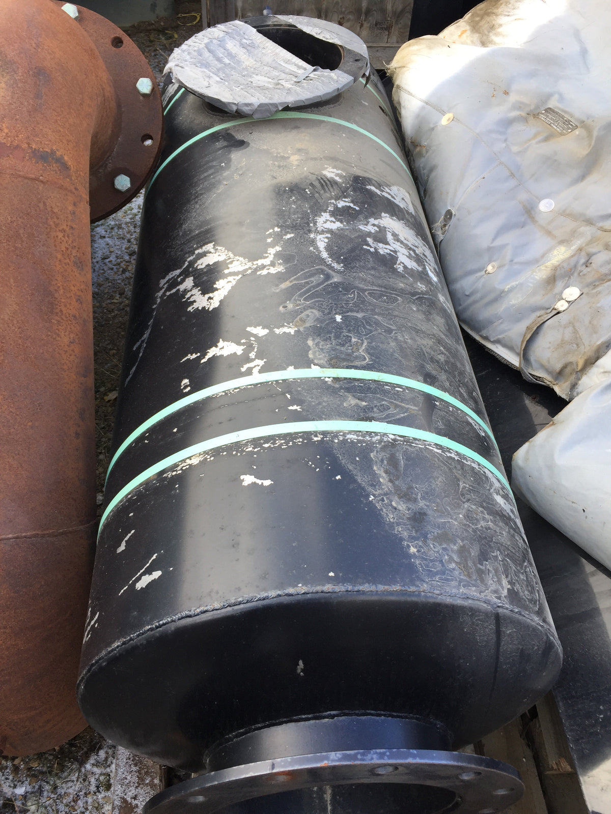 New 12” flanged residential grade Muffler — Collicutt Equipment